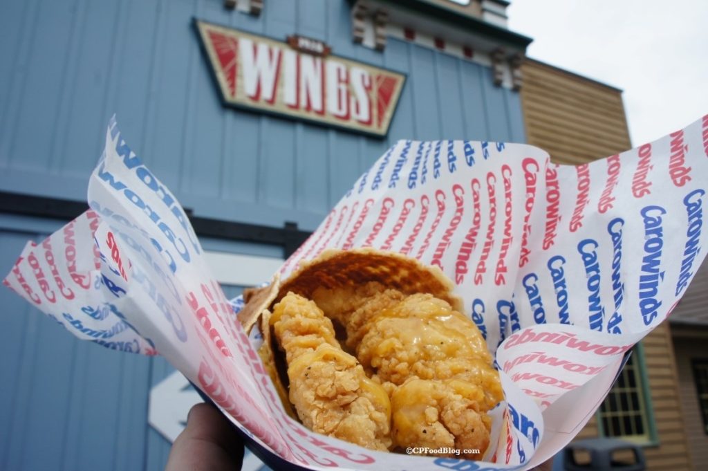 Review: Carowinds Chicken and Waffles - FUN Food Blog