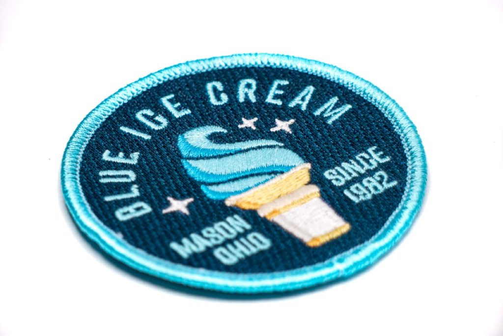 Kings Island Blue Ice Cream Patches - FUN Food Blog