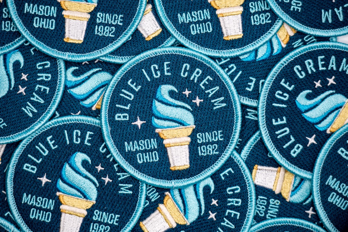 Kings Island Blue Ice Cream Patches - FUN Food Blog