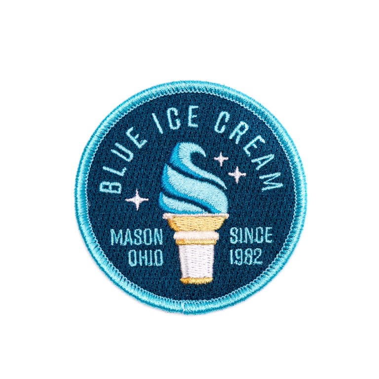 Kings Island Blue Ice Cream Patches - FUN Food Blog