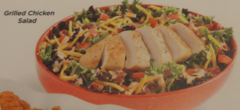 Review: Cedar Point Johnny Rockets Crispy Chicken Breast Salad - FUN ...