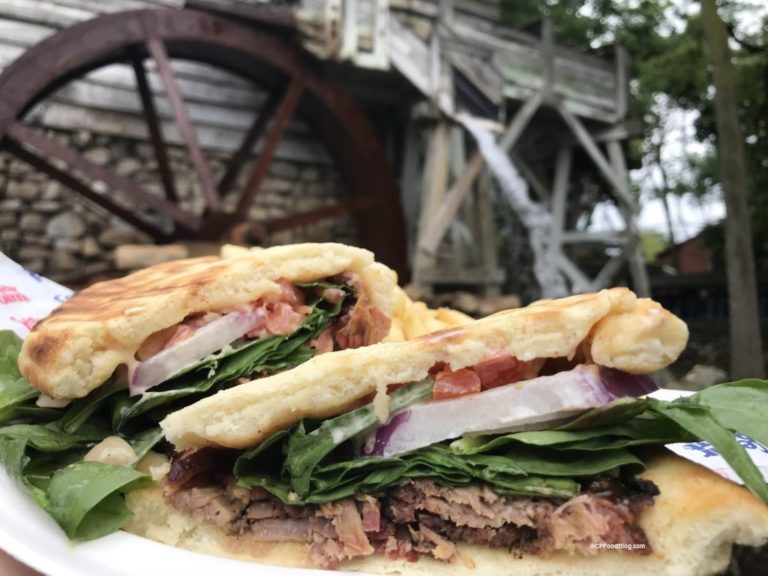Review: Cedar Point Frontier Foldovers BBQ Brisket - FUN Food Blog
