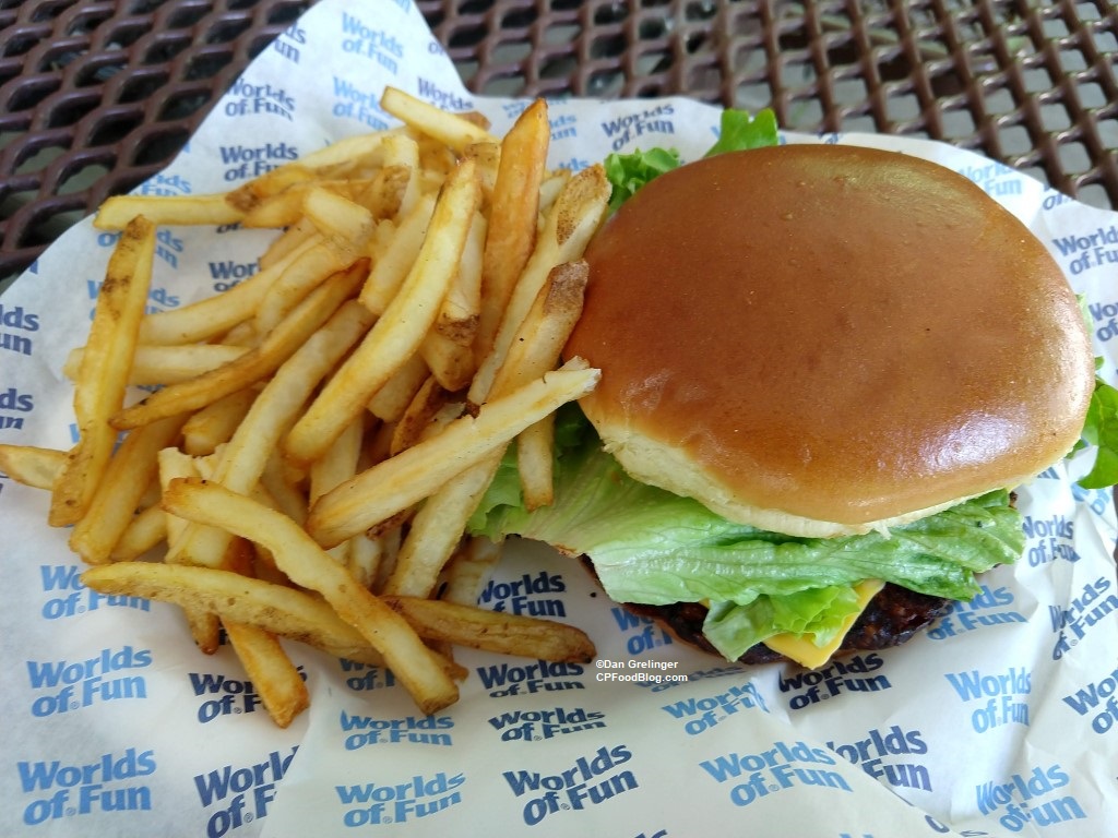 Review: Worlds of Fun Veggie Burger - FUN Food Blog