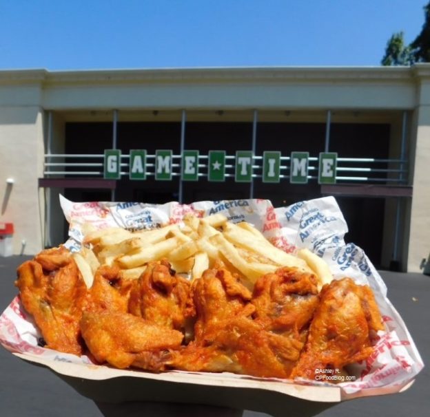 Review: California's Great America Game Time Chicken Wings - FUN Food Blog
