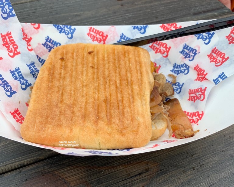Review: Cedar Point Provisions BBQ Brisket Panini - FUN Food Blog