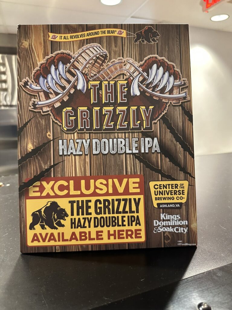 2023 Kings Dominion The Grizzly Hazy Double IPA - FUN Food Blog