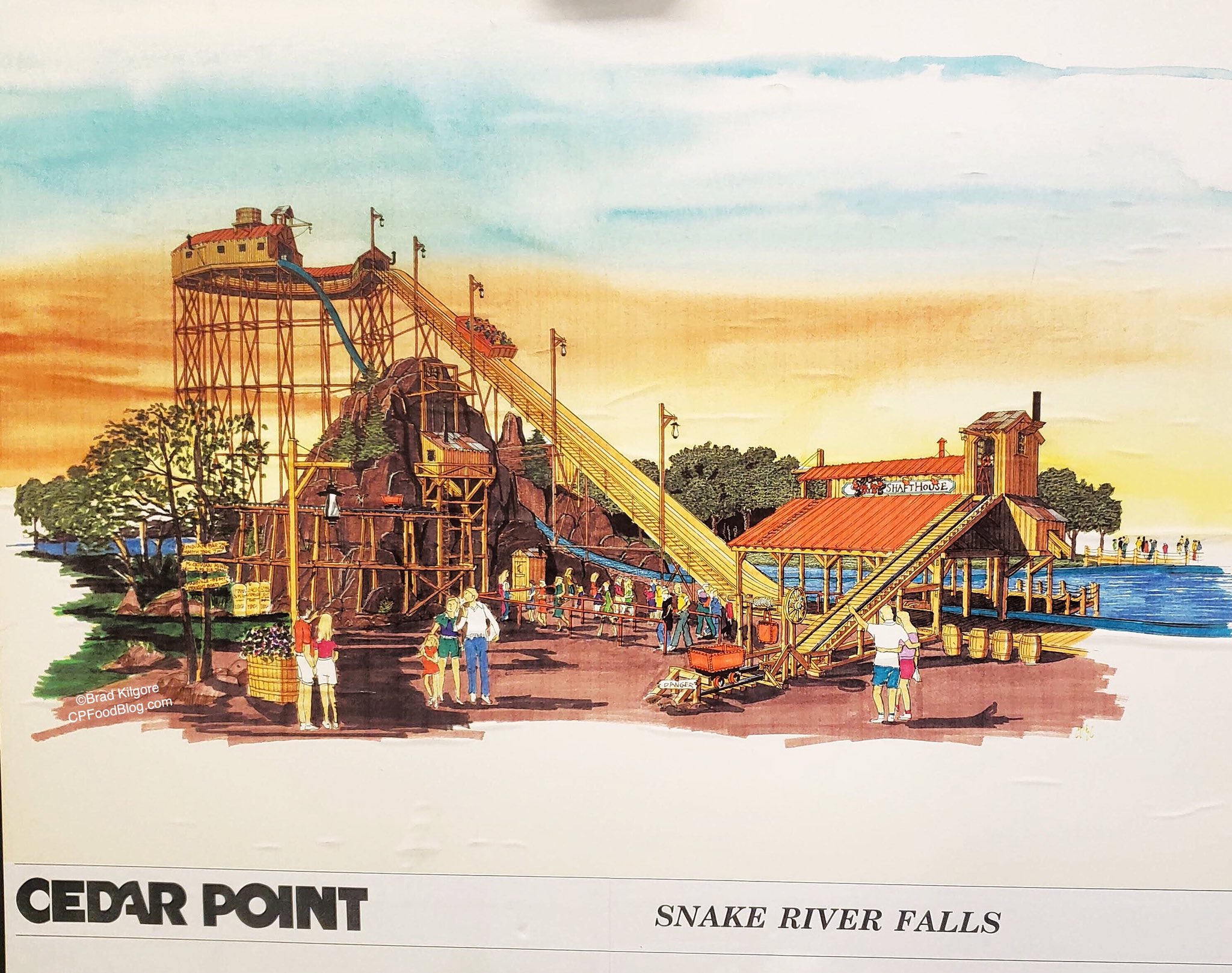 Cedar Point Removing Snake River Falls - FUN Food Blog