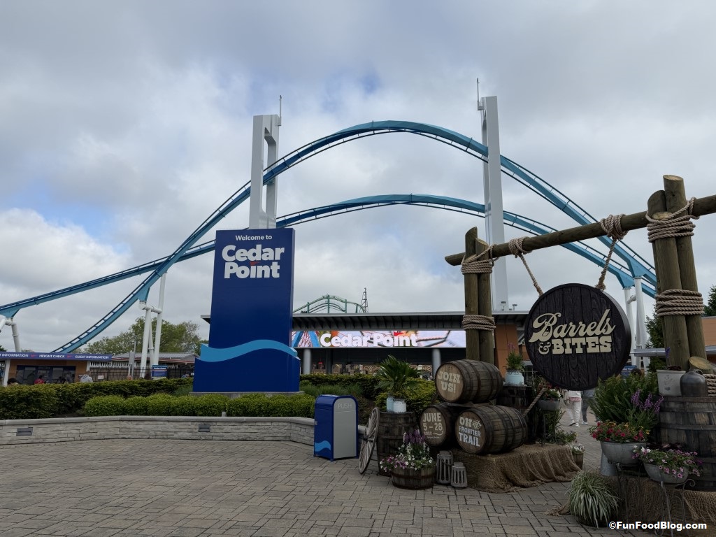 2026 Cedar Point Barrel & Bites Menu - FUN Food Blog